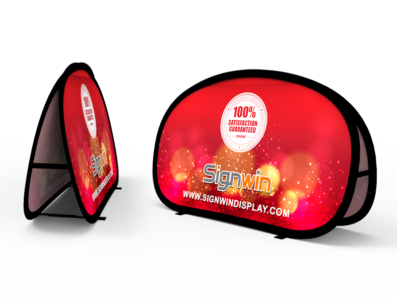 Small Horizontal Pop Up A-Frame Banner Stand - Signwin