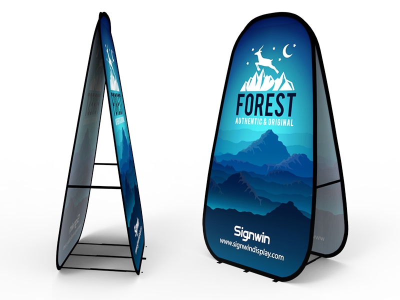 Large Vertical Pop Up A-Frame Banner - Signwin