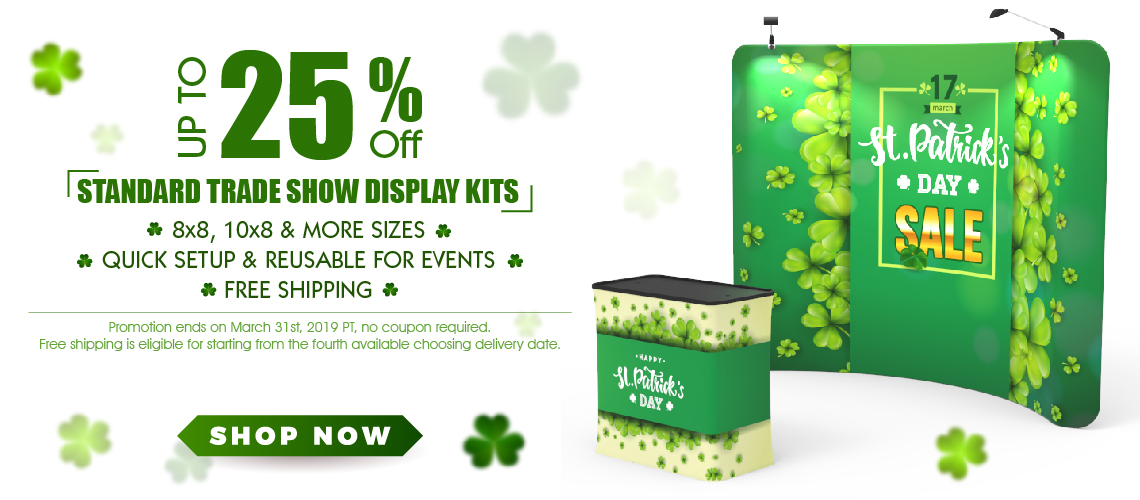 8x8 Trade Show Displays - Tension Fabric & Pop Up Type - Signwin